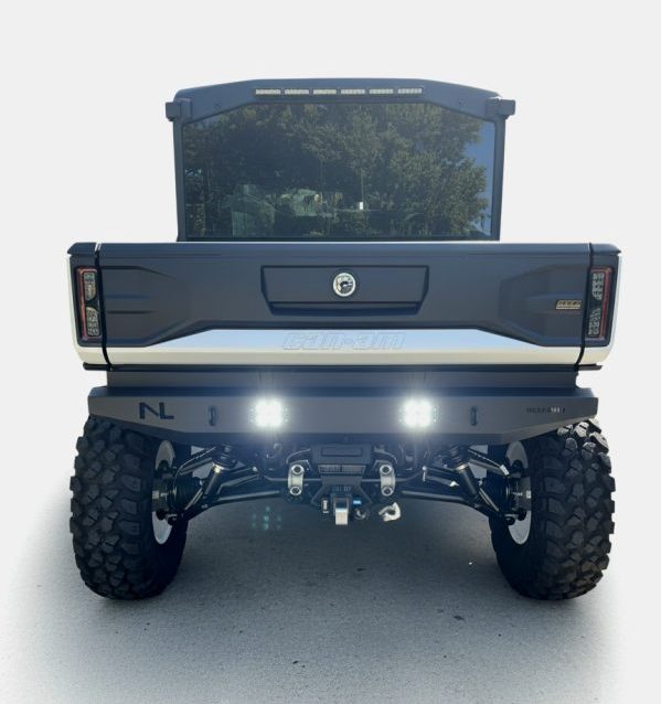 Can-Am Defender HD11 Rear Bumper – LED Lights, Made in USA - No Limit ...